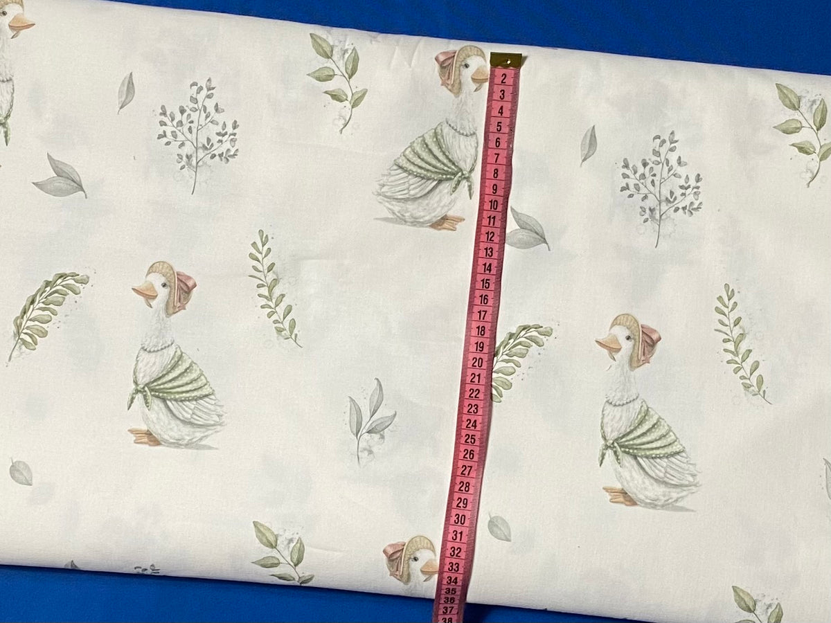 Cotton 100% Premium Digital Print - SMART GOOSE ON WHITE BACK ...